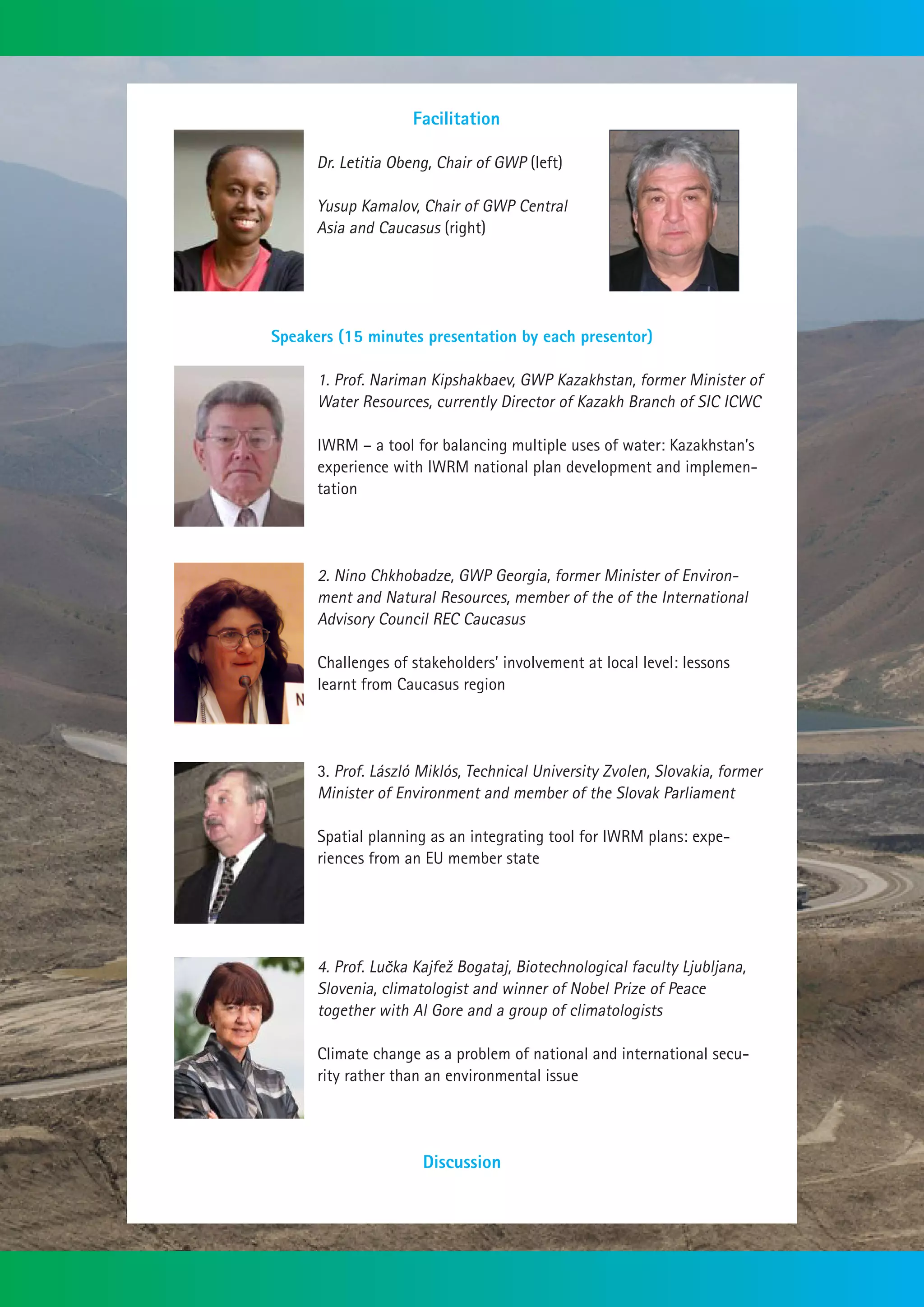 Economic growth and water: an integrated approach helps | PDF