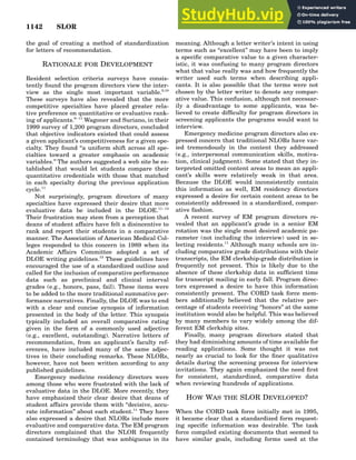 A Standardized Letter Of Recommendation For Residency Application | PDF | Healthcare Industry ...