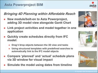 Asta Powerproject BIM Overview | PDF | 3-D Graphics | Computer Software ...