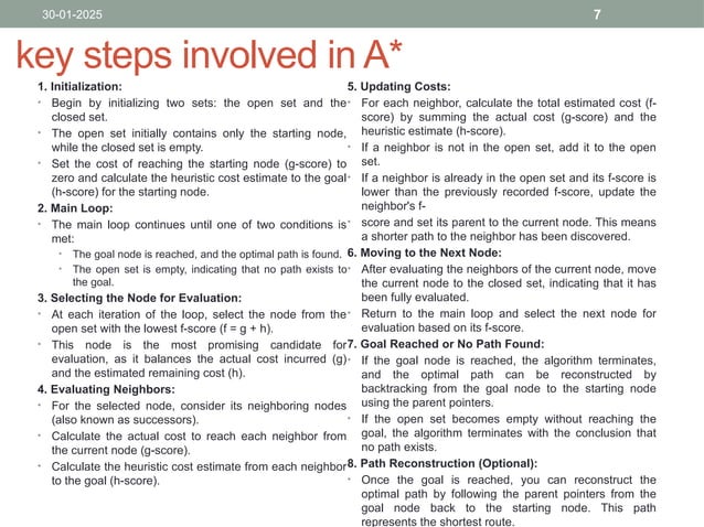 A star algorithm with Pseudcode AI.pptx