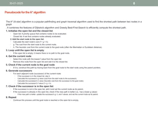 A star algorithm with Pseudcode AI.pptx