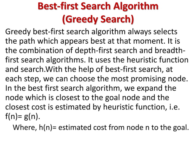 A star algorithms | PPTX