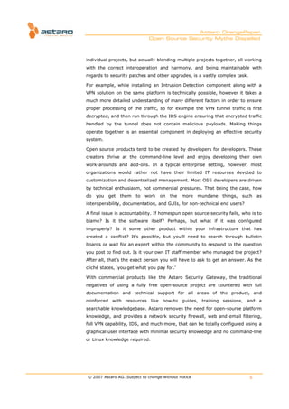 Astaro Orange Paper Oss Myths Dispelled | PDF