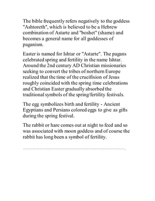 Astarte, ashtarte, ashtoreth or asteria and astronoe in greek .. | DOCX