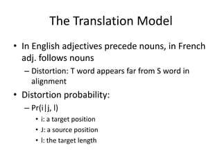 A statistical approach to machine translation | PPT