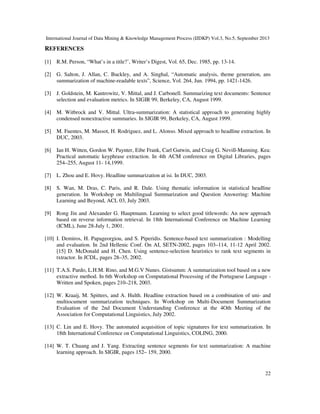 A statistical model for gist generation a case study on hindi news ...