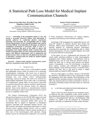 A statistical path loss model | PDF