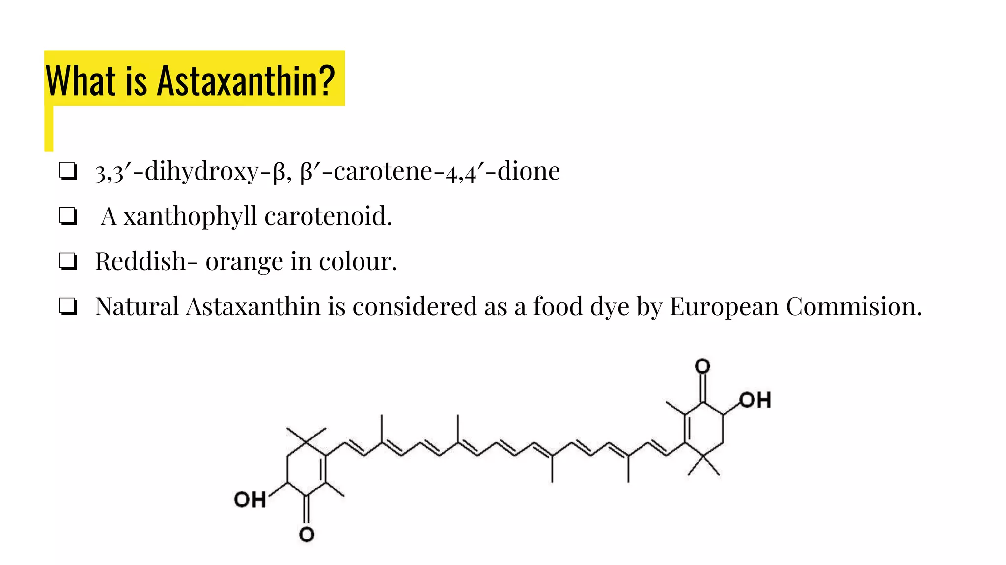 Astaxanthin production from algal culture | PPT