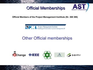 Ast Corporate Presentation 09 | PPT
