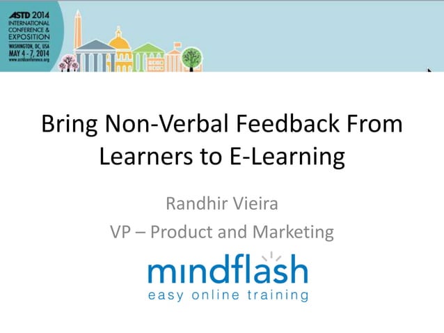 Bring Non-Verbal Feedback From Learners to E-Learning | PPT