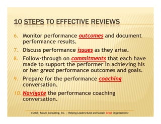 10 Steps to Performance Reviews | PDF | Human Resources | Business
