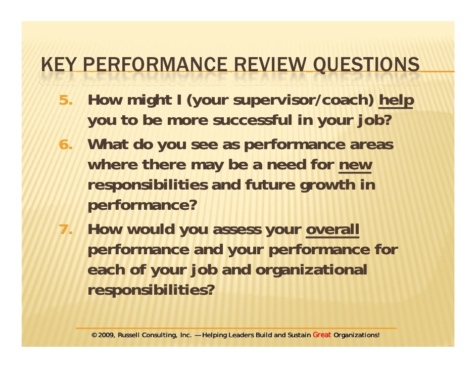 10 Steps to Performance Reviews