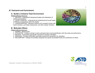Astd Competency Model for training&learning professionals | PPT