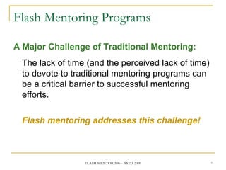 Flash Mentoring: Transferring Knowledge and Experience in a Busy World ...
