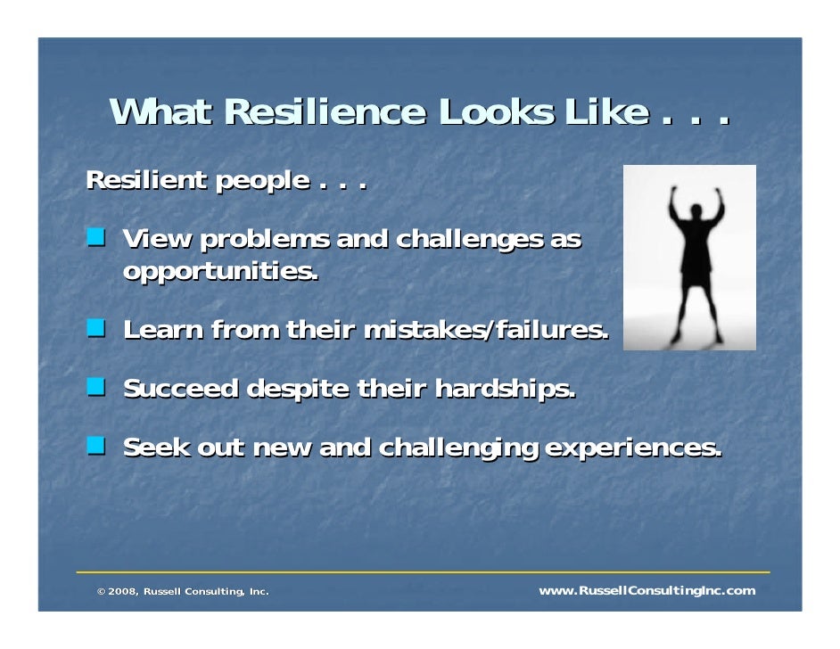 Developing Your Resilience
