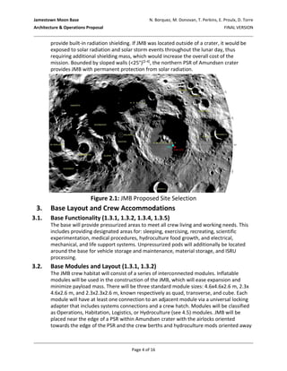 Lunar Base Architecture and Operations Proposal | PDF | Geography | Science