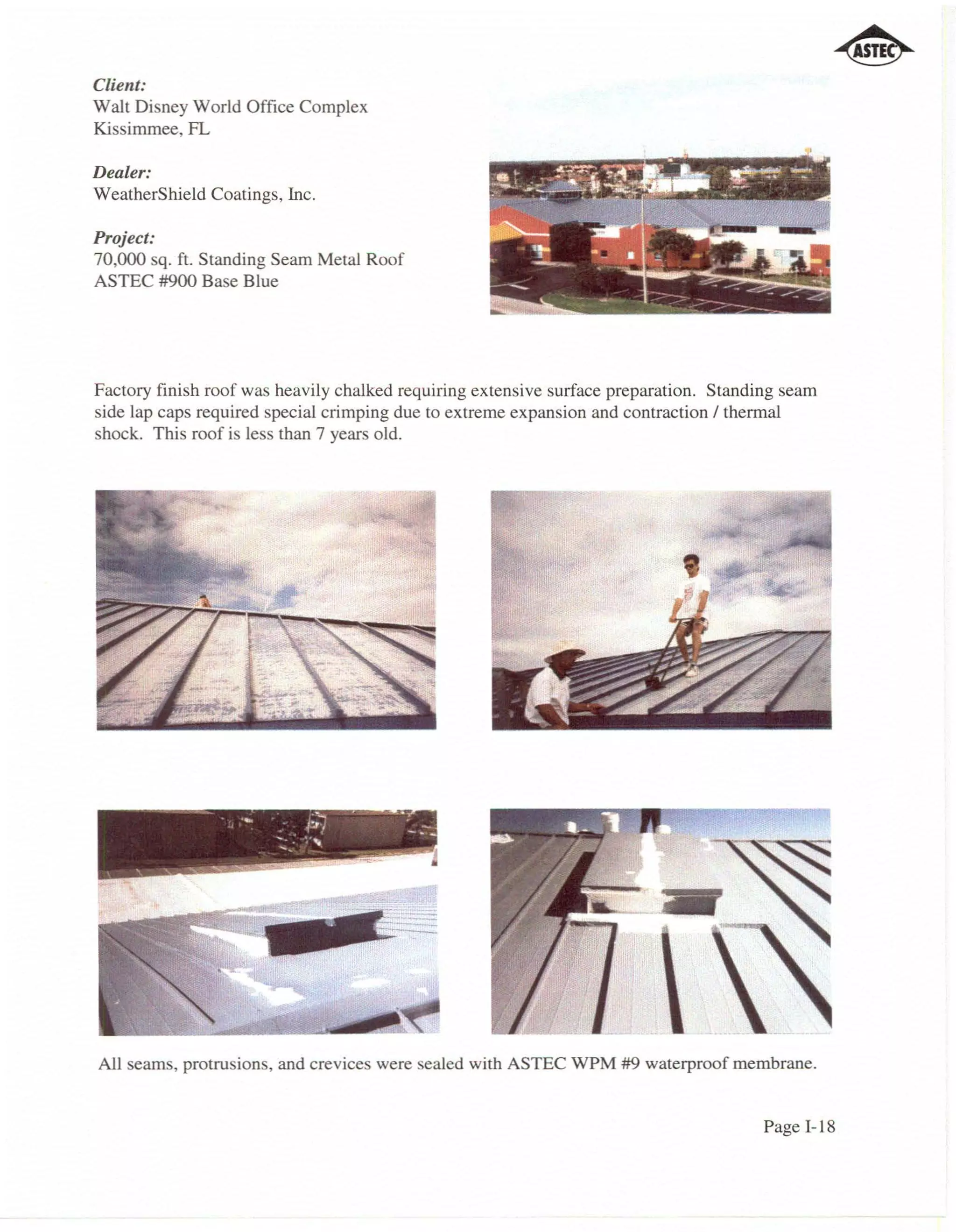 Astec Metal Roof Projects | PDF