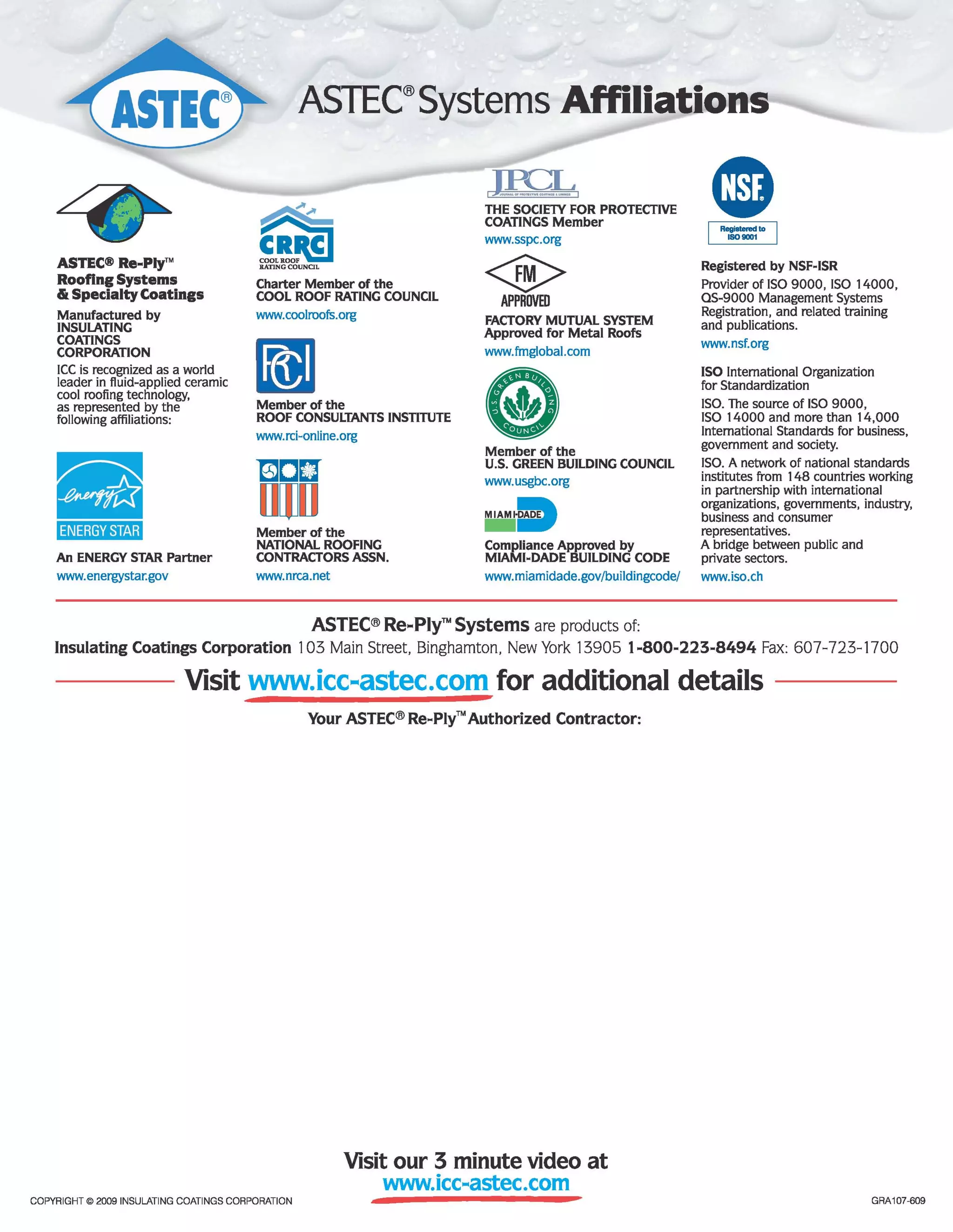 Astec Roofing Systems Brochure | PDF