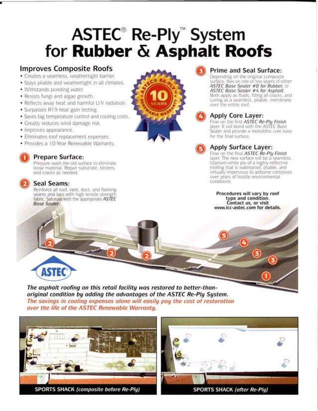 Astec Roofing Systems Brochure | PDF