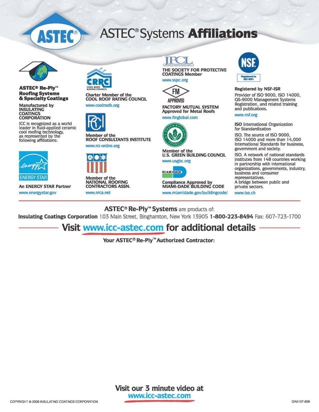 Astec Roofing Systems Brochure | PDF
