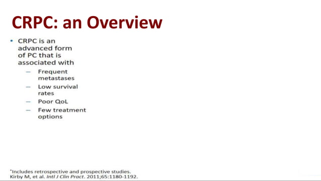 CRPC management | PPT