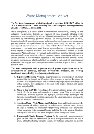 Waste Management Market Projections: Global Industry Analysis and ...