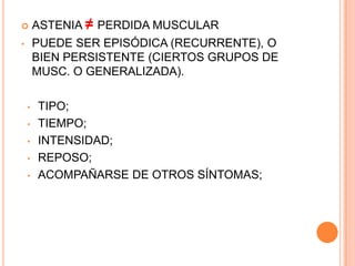 Astenia | PPTX