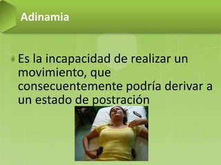 Astenia y adinamia | PPTX