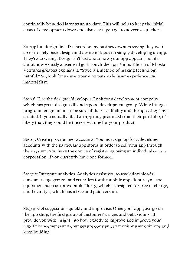 A step by-step guidebook to building your initial mobile app