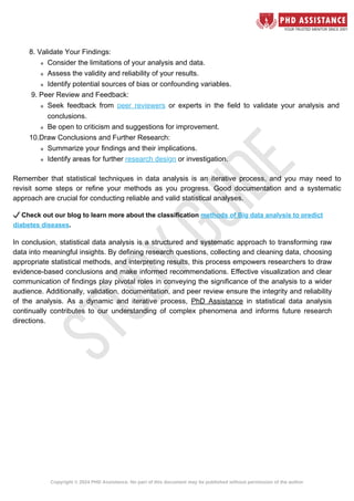 A step-by-step guide for conducting statistical data analysis | PDF