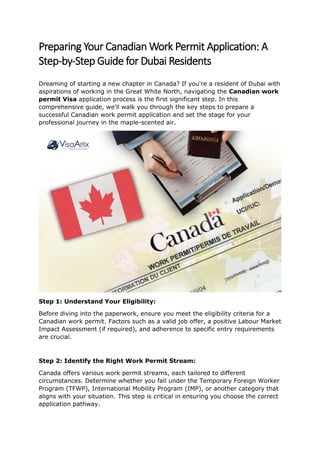 Preparing Your Canadian Work Permit Application: A Step-by-Step Guide ...