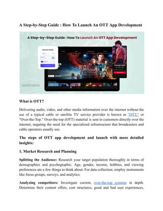 A Step-by-Step Guide _ How To Launch An OTT App Development.pdf