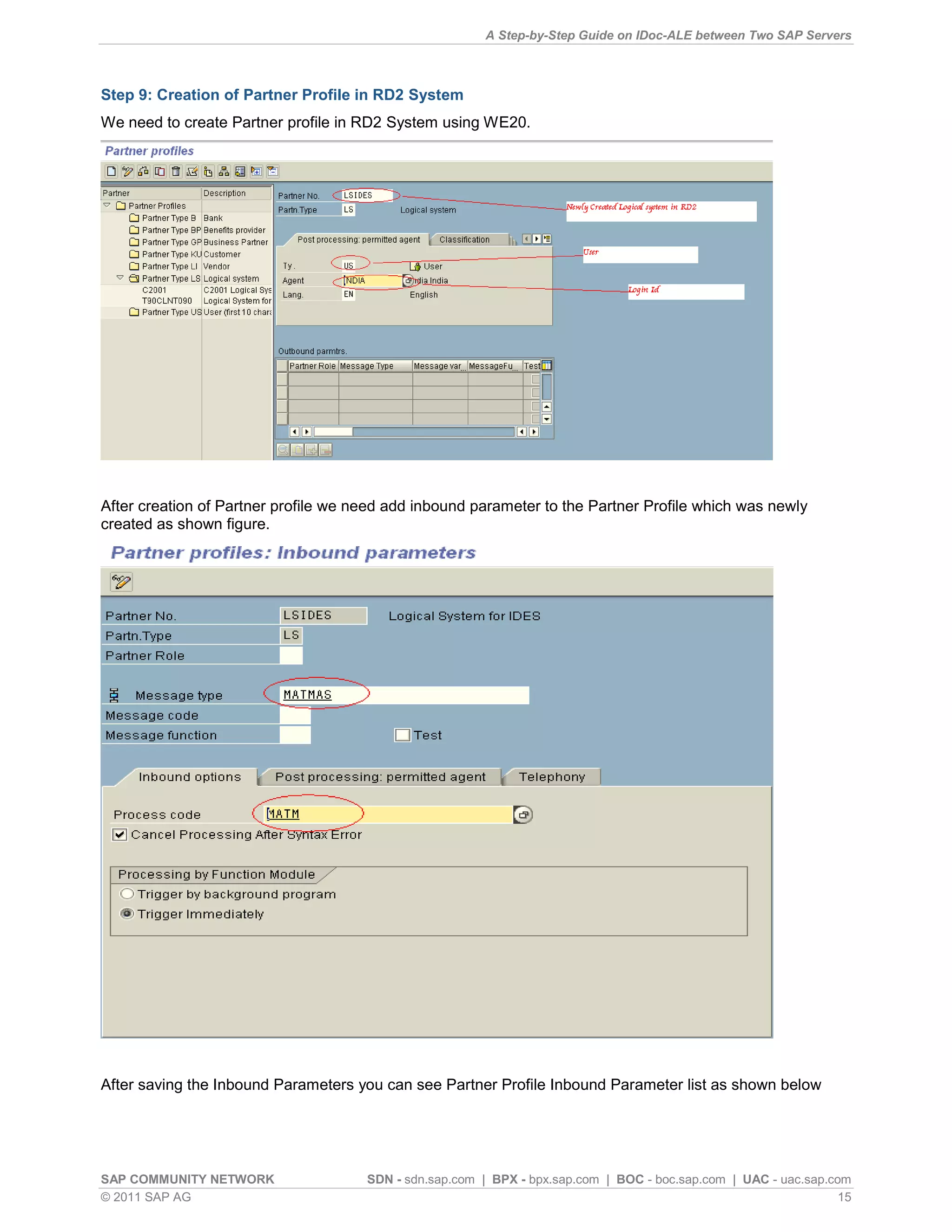 A step by-step guide on i doc-ale between two sap servers | PDF