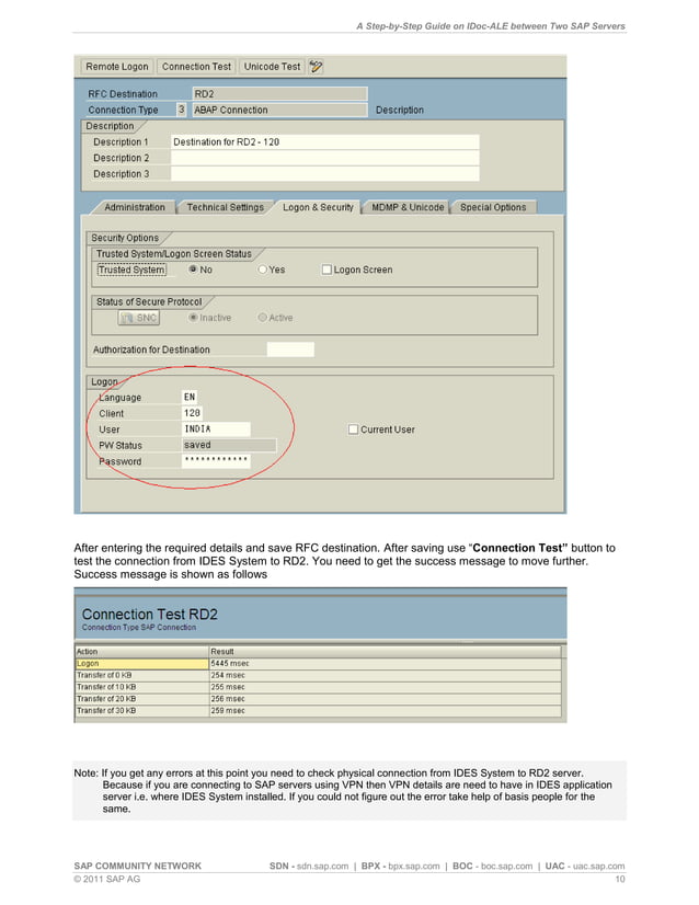 A step by-step guide on i doc-ale between two sap servers | PDF | Operating Systems | Computer ...