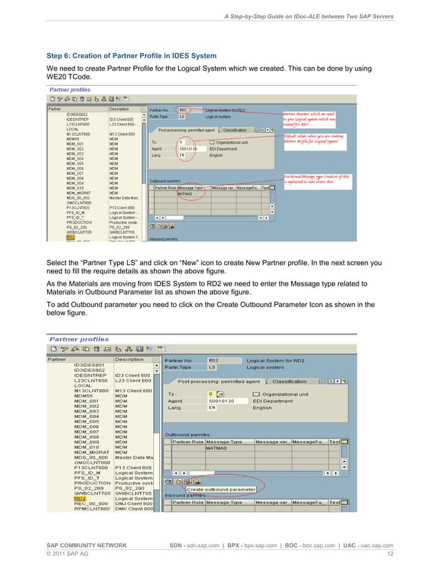 A step by-step guide on i doc-ale between two sap servers | PDF | Operating Systems | Computer ...