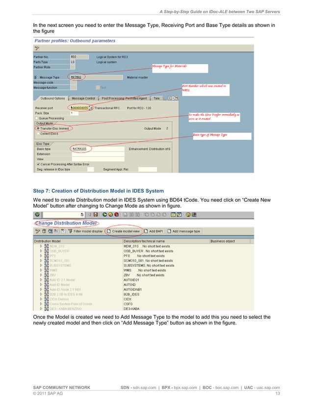 A step by-step guide on i doc-ale between two sap servers | PDF | Operating Systems | Computer ...