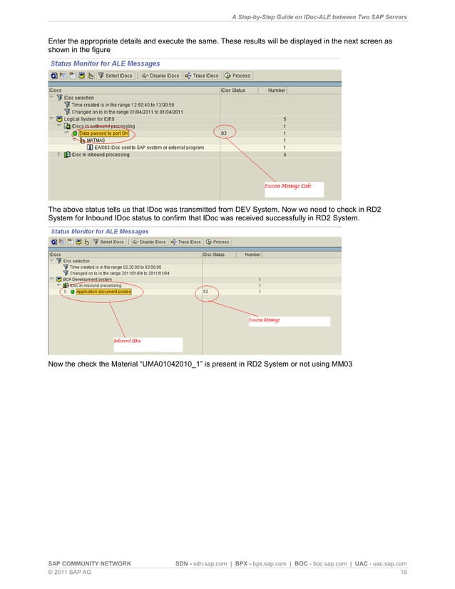 A step by-step guide on i doc-ale between two sap servers | PDF | Operating Systems | Computer ...