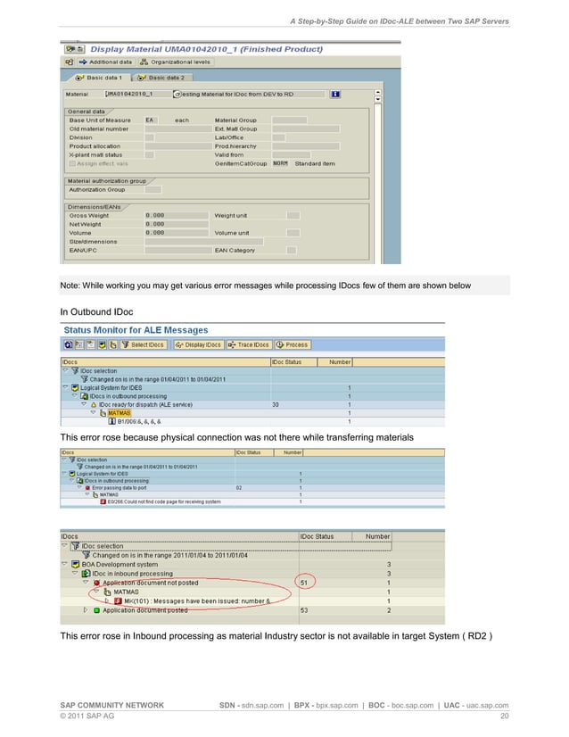 A step by-step guide on i doc-ale between two sap servers | PDF | Operating Systems | Computer ...