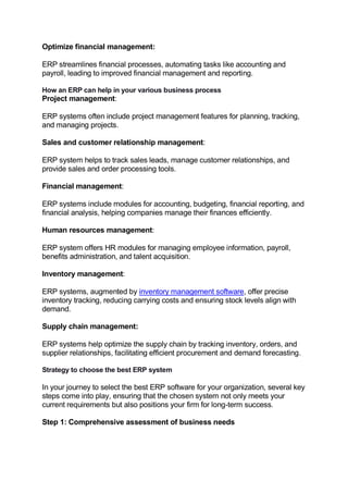 A Step-by-Step Guide to Choosing the Best ERP Software Solution.pdf ...