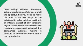 A Step-By-Step Guide to Choosing the Best Sales Training Company | PPT