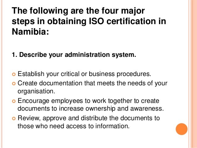 A step-by-step guide to ISO Certification in Namibia.pptx