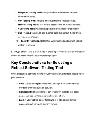 A Step-by-Step Guide to Selecting the Right Automated Software Testing ...