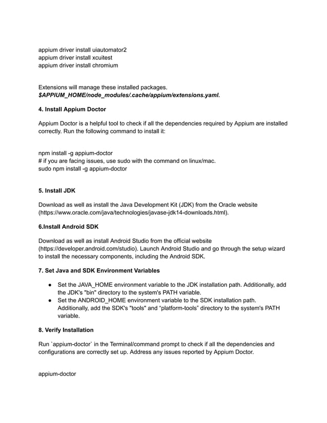 A Step By Step Guide To Test Automation With Appium Pdf