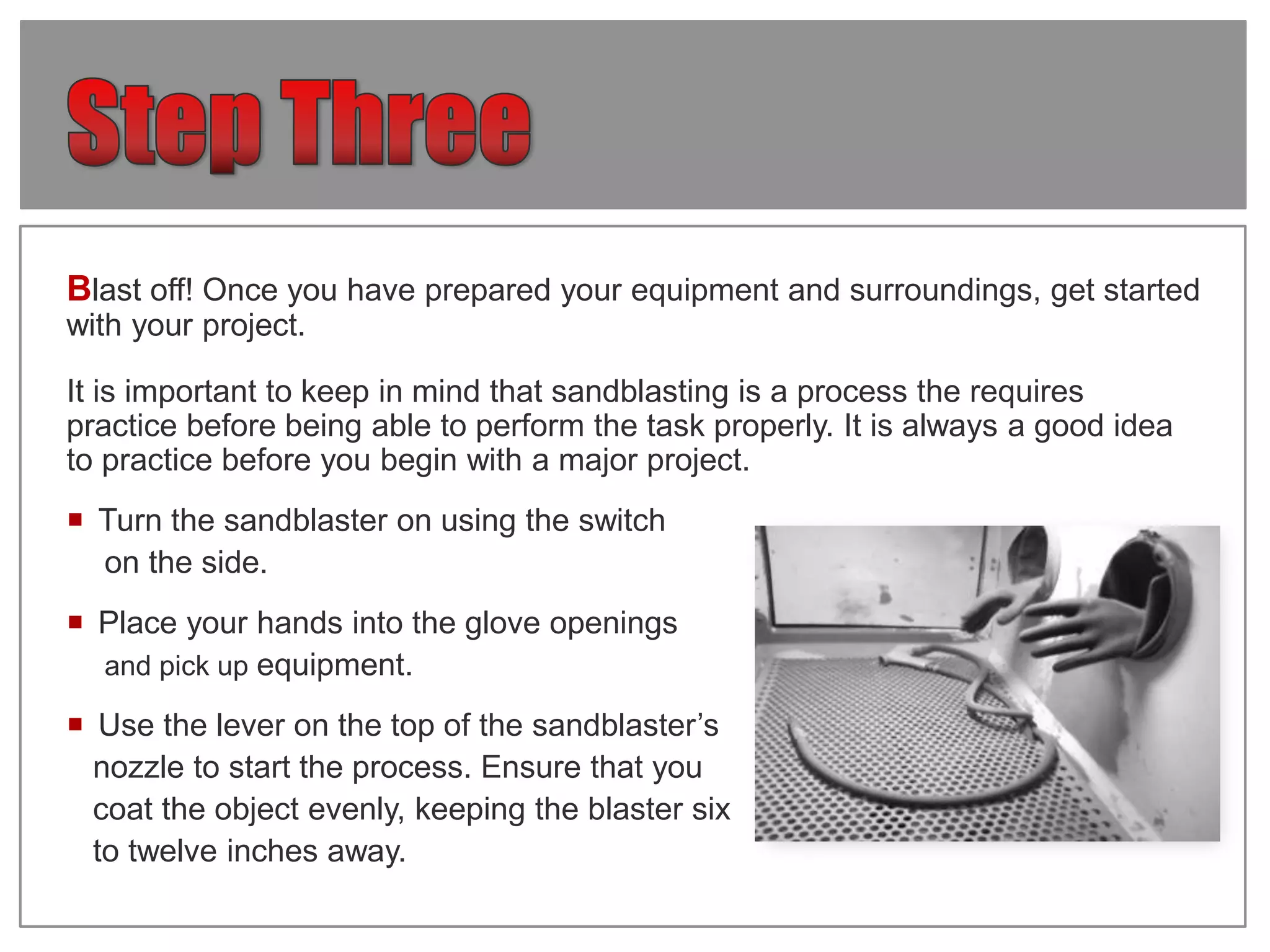 A step by-step guide to the sandblasting process | PDF