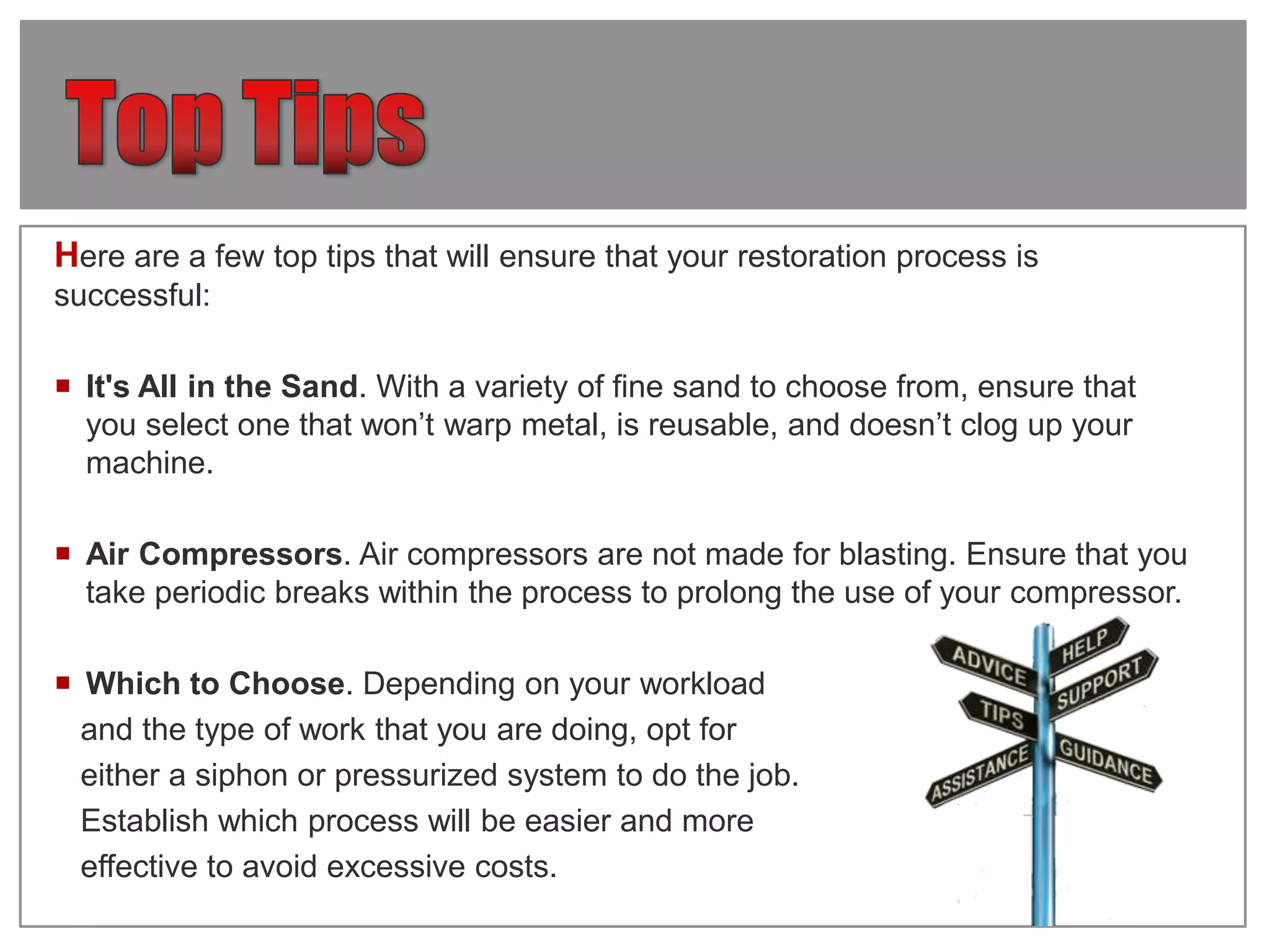 A step by-step guide to the sandblasting process | PDF