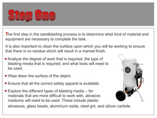 A step by-step guide to the sandblasting process | PDF