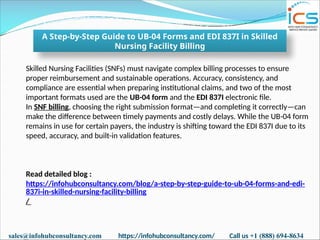 A Step-by-Step Guide to UB-04 Forms and EDI 837I in Skilled Nursing ...