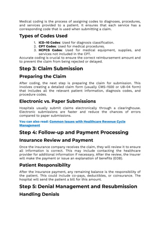 A Step-by-Step Hospital Medical Billing Guide | PDF