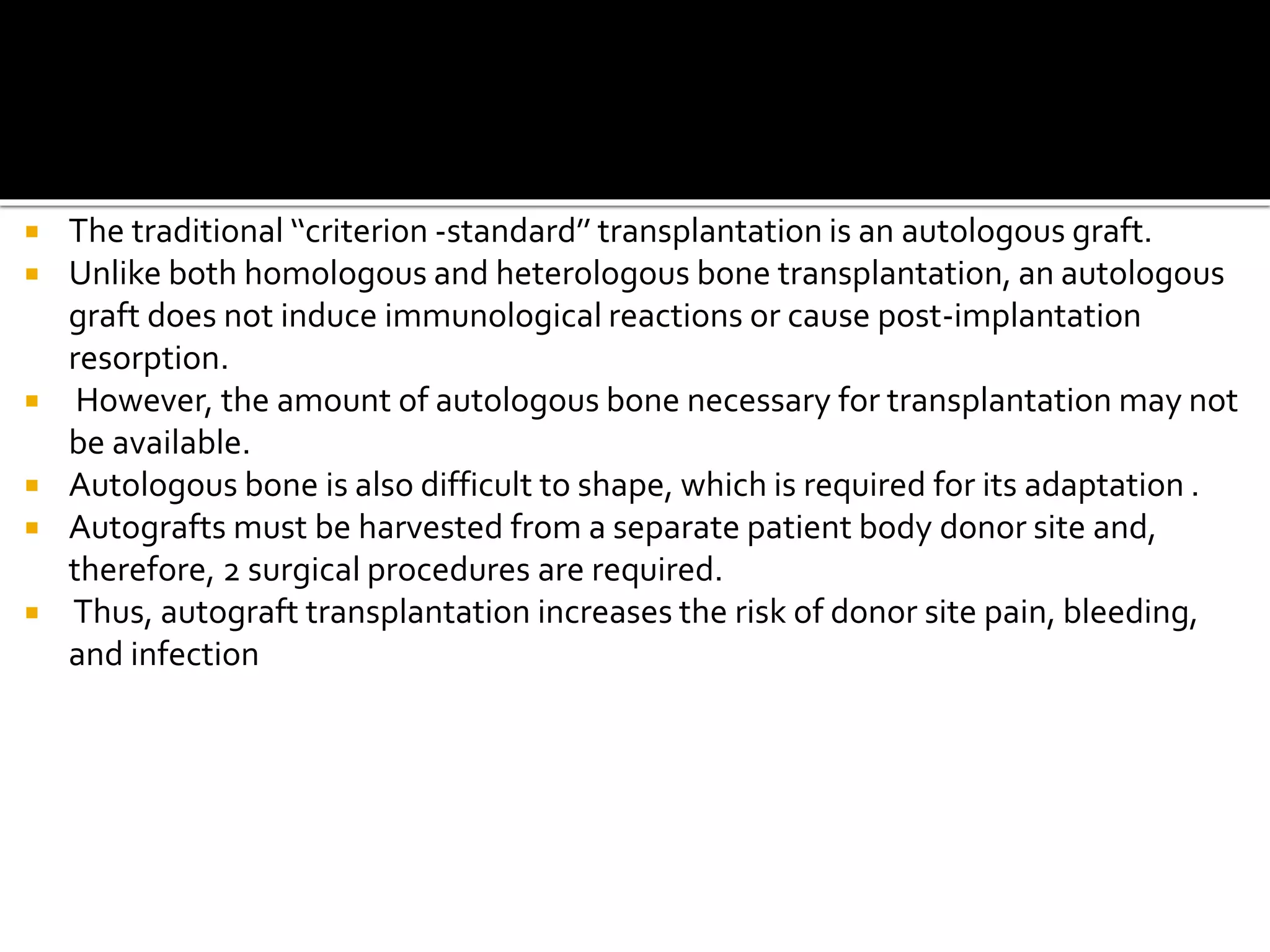 A step by-step procedure for bone regeneration using calcium | PPT