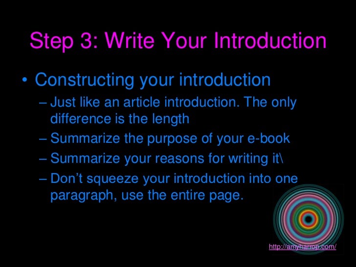 How to write an introduction to a book - writingemails.x.fc2.com
